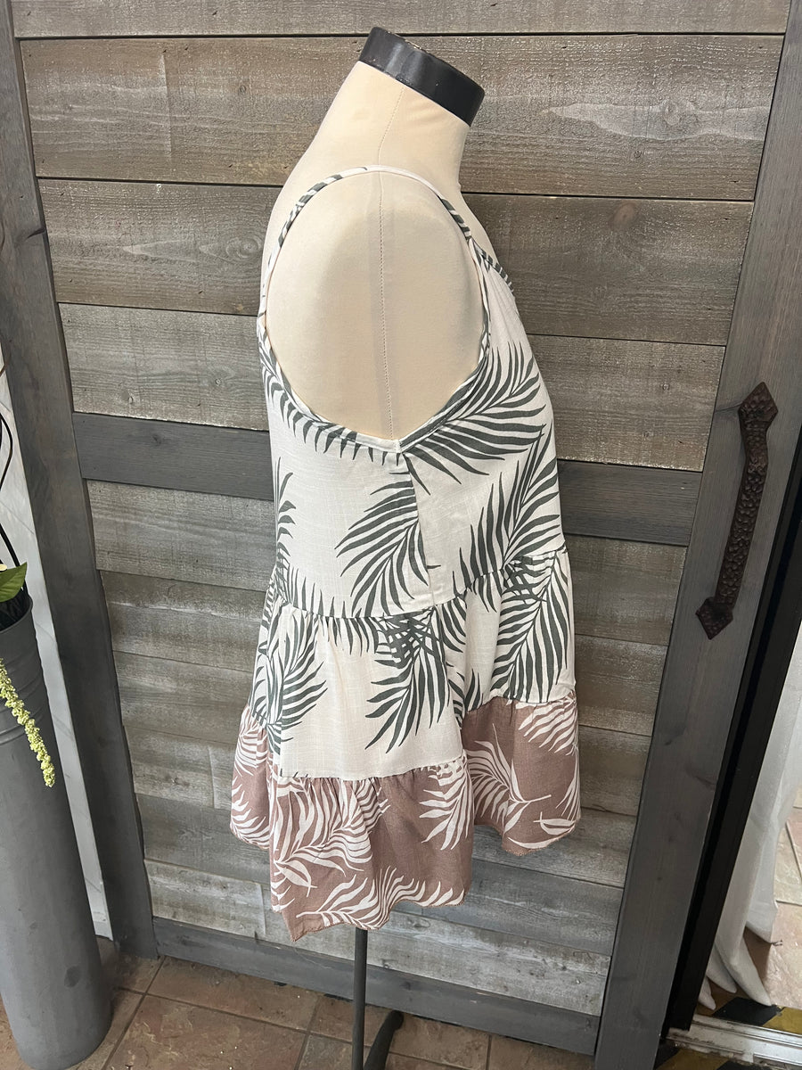 Palm Leaf Tank – Azalea Park Fashion